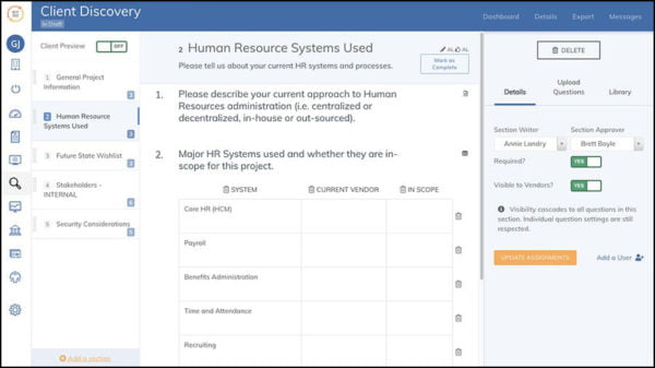 Client Discovery for Request Management
