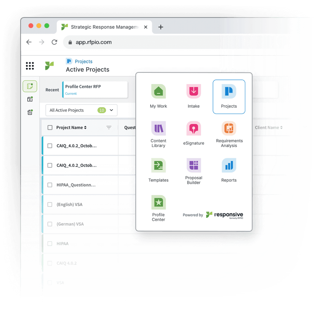 RFP Software: Win More Deals, Faster | Responsive