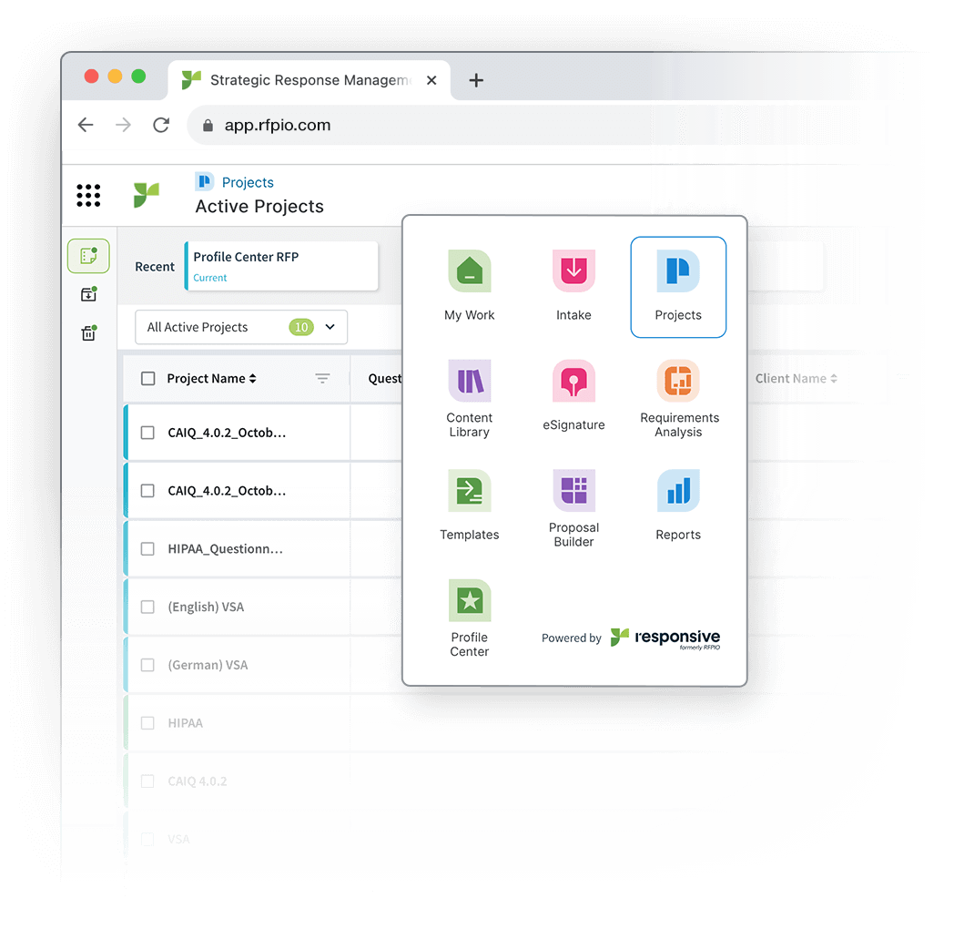 RFP Software: Win More Deals, Faster | Responsive