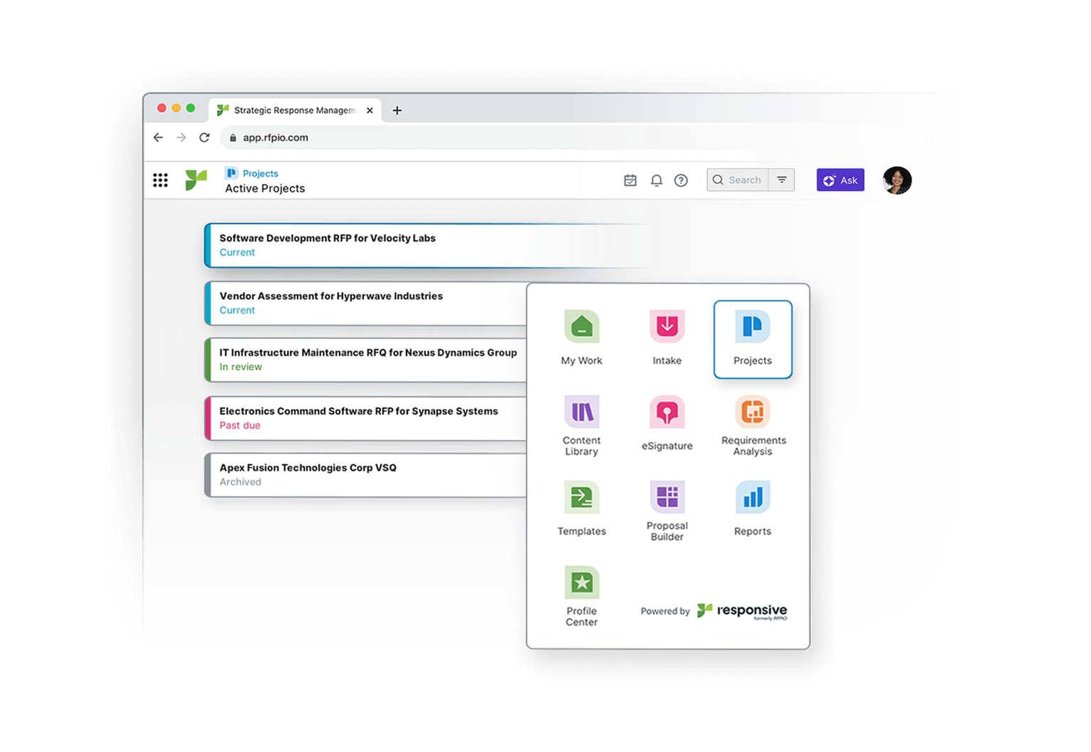 RFP Response Management Software | Responsive